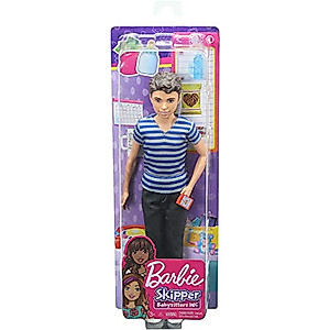 Barbie Skipper Babysitters Inc. Skipper Babysitting Boy Doll with Phone and Baby Bottle