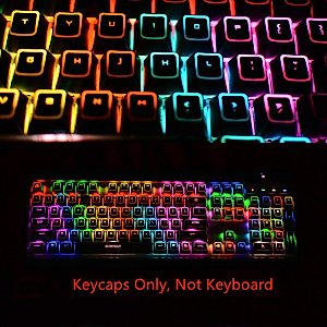 104 Keycaps ROG Backlit Keycap for Corsair K70 Lux K95 K65 K63 K68 K70 MK.2 K95 Platinum Strafe MK.2 Mechanical Keyboards Gaming