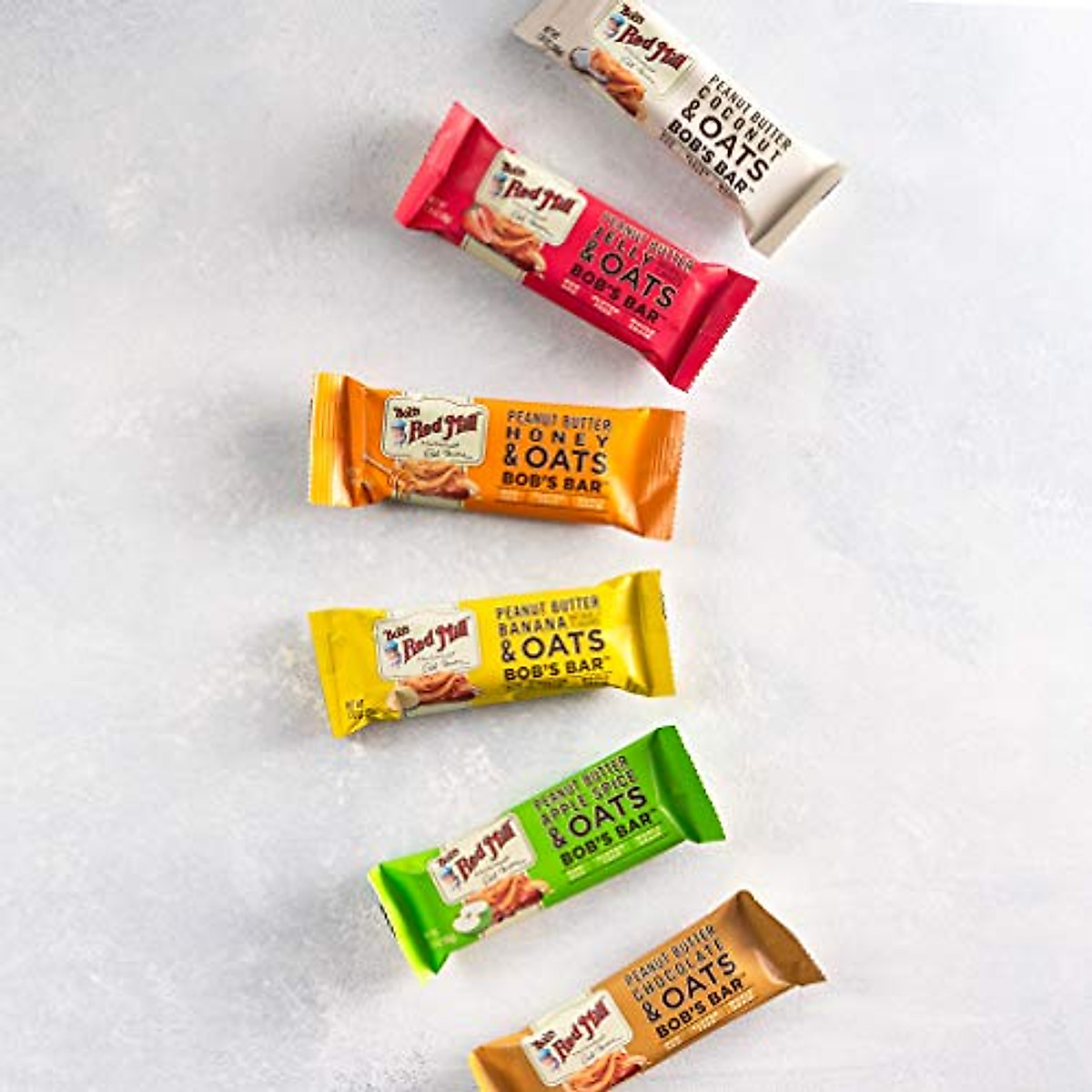 Bob's Red Mill Peanut Butter Jelly & Oats Bob's Bar 1.48 Ounce (Pack of 5)