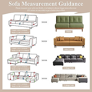 VClife Boho Couch Cover Cotton Linen Beige Sofa Cover Vintage Floral Birds Couch Cover for 2 Cushion Couch Sofa Dog Pet Friendly Non-Slip Loveseat Cover Futon Cover Sofa Cover with Tassel 71"x 118"