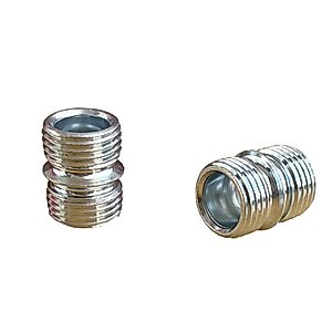 Véga 4 Piece Small Threaded Pole Connectors Compatible with Little 3/4"" Shelving Post, Shelving Post Coupler Connector for Extending Wire Rack Shelving, Blue, spc-4-12