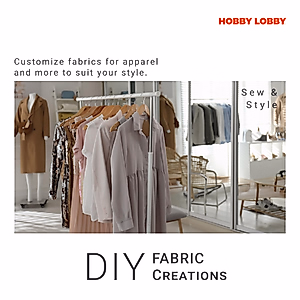 White & Blue Monotone Floral Cotton Calico Fabric (2 Yard) – Printed Sewing Fabric by The Yard – Lightweight Precut Fabric for Sewing Clothes, Homeware, & Other Accessories – DIY Craft Fabric