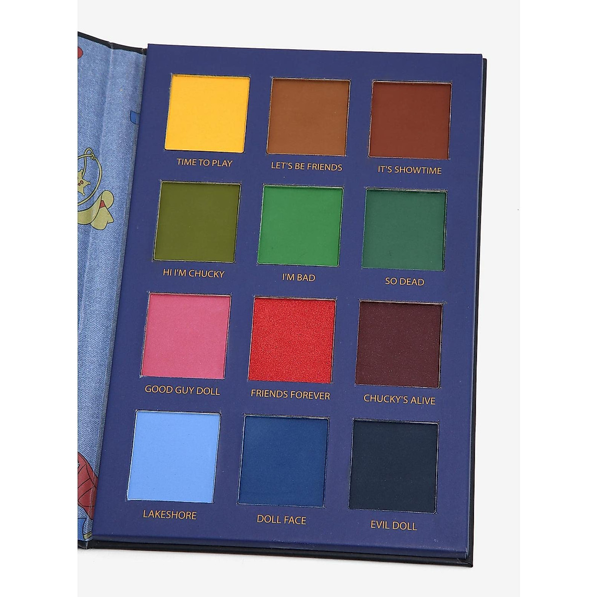 Child's Play Chucky Eyeshadow Palette 12 Colors with Mirror