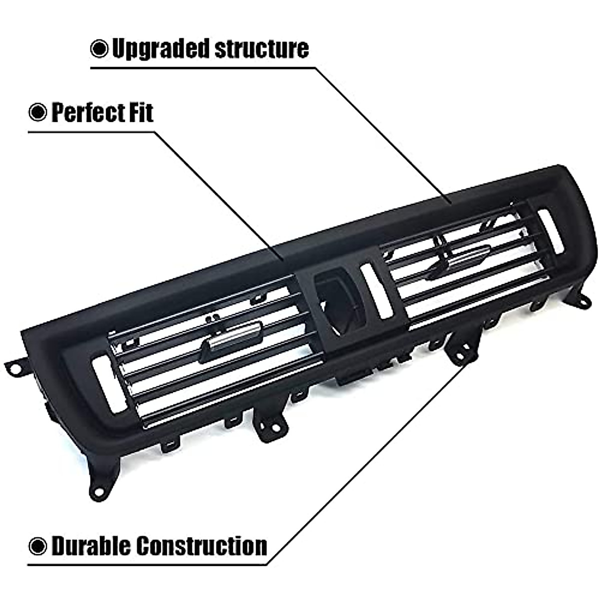USTAR Front AC Vent Air Grille Fit for BMW F10 F18 520 523 525 528 530 535 550 5 Series 2010-2016 64229166885