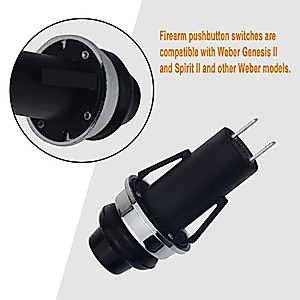 AMTHKNO Igniter Push Button Switch for Weber Genesis II & Spirit II and Other Gas Grills (2017 & Newer), Easy to Install and Replaces