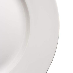 Gibson Home Back to Basics Dinnerware Sets, Round: Service for Four (16pcs), Classic Pearl