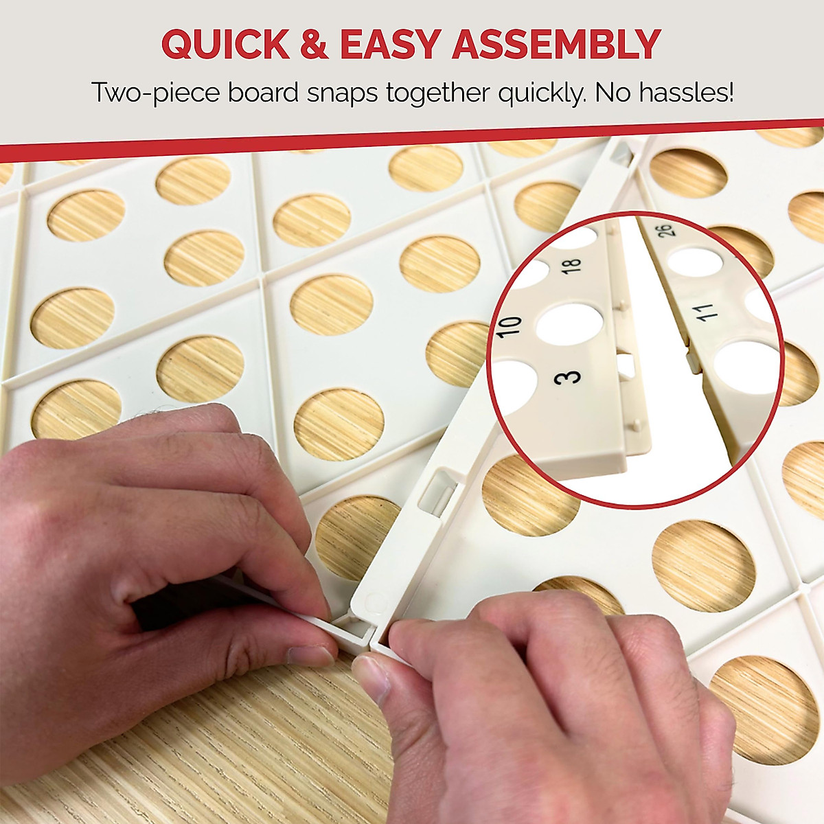 MR CHIPS Professional Bingo Game Master Board for Ping Pong Balls