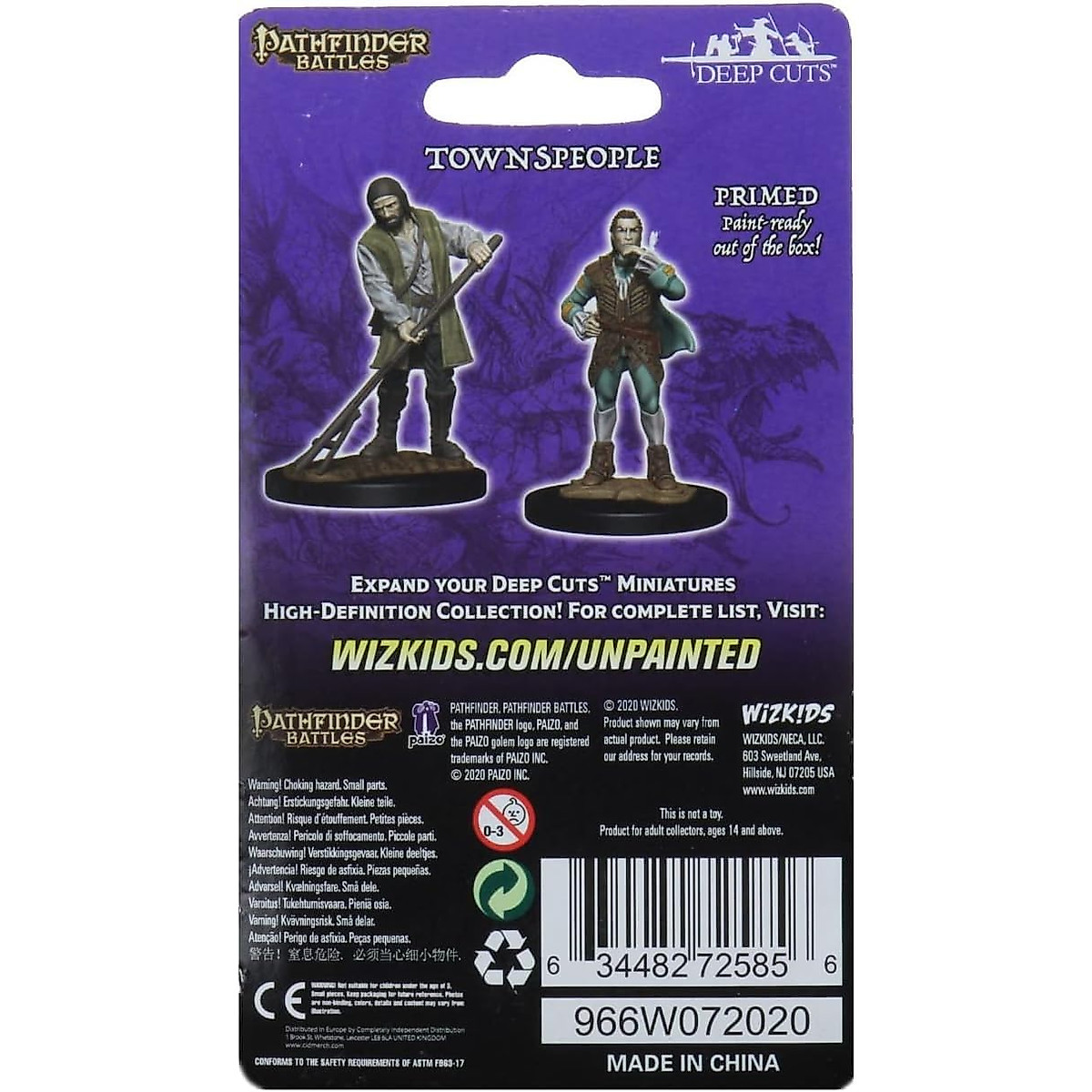 Pathfinder Deep Cuts Unpainted Miniatures: Wave 4: Towns People