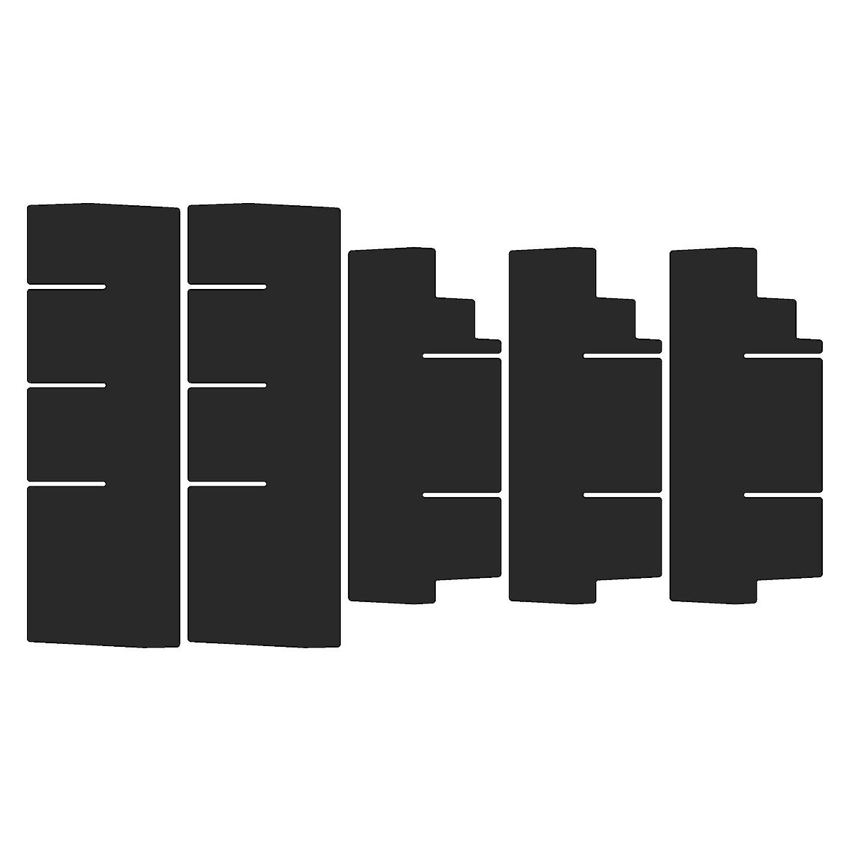 Vehicle OCD - Center Console Organizer for Ford F250 / F350 SuperDuty (2017-2022) and Expedition (2018-2024) (full console w/bucket seats ONLY) - Made in USA