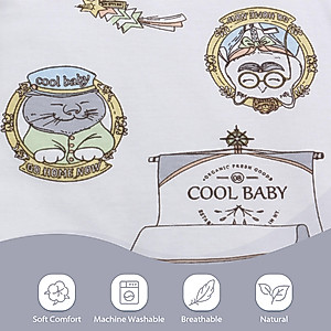 Miracle Baby Baby Sleep Bag with Feet Winter, Wearable Blanket with Legs, Sleep Sack for Newborn 2.5 TOG,0-3 Months,Cat