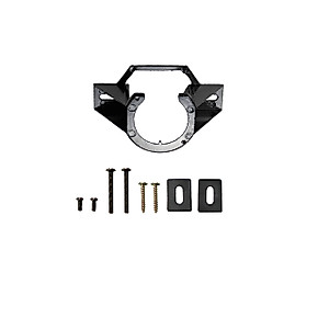 Atron Ceiling Fan Canopy Bracket, accommodates Sloped Cathedral Ceilings, 2 1/2" (6.35cm) to 4 1/4" (10.79cm) mounting holes, 1 3/4" (4.45cm) center mounting ball opening for 2" ball, w/Hardware_FA84