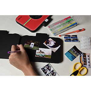 Polaroid Snap Themed Scrapbook Photo Album for 2x3 Photo Paper Pojects (Snap, Zip, Z2300) - Purple