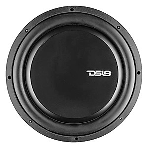 DS18 PSW12.4S 12" Shallow Mount Subwoofer 1200 Watts Max Power 600 Watts RMS Single Voice Coil 4 OHMS Water Resistant - Best Sub for Tight Spaces in Car & Trucks - 1 Speaker