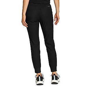 Eddie Bauer Women's Rainier Jogger Pants, Black, 8, Hiking Pants