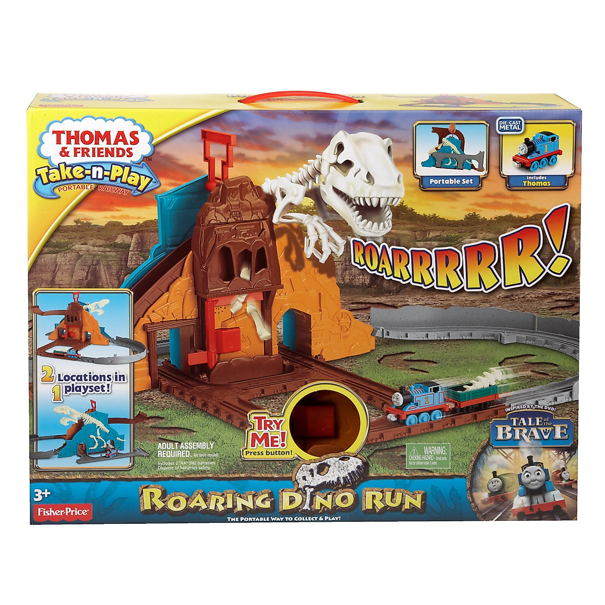 Thomas & Friends Take-n-Play, Roaring Dino Run