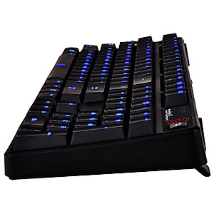 Tt eSPORTS Thermaltake Poseidon Z Plus Gaming Performance Monitoring App & Software Blue Switches Blue Backlight Mechanical Gaming Keyboard KB-PZP-KLBLUS-01