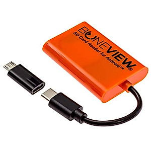 BoneView SD Card Reader, Type-C USB Trail Camera Viewer Plays Deer Hunting Photo Video on Android Phone or Tablet