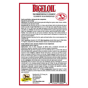 Absorbine Bigeloil Liniment, 32oz, Topical Pain Relief Liquid
