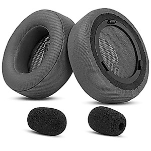 YunYiYi Virtuoso XT Ear Pads Replacement Cushion Compatible with Corsair Virtuoso RGB Wireless SE/Virtuoso XT Gaming Headset Earpads Thicker (Dark Gray)