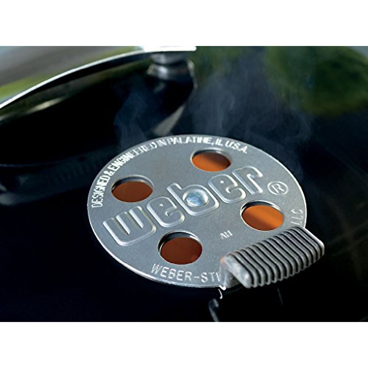 Weber Performer Deluxe Charcoal Grill, 22-Inch, Touch-N-Go Gas Ignition System, Copper