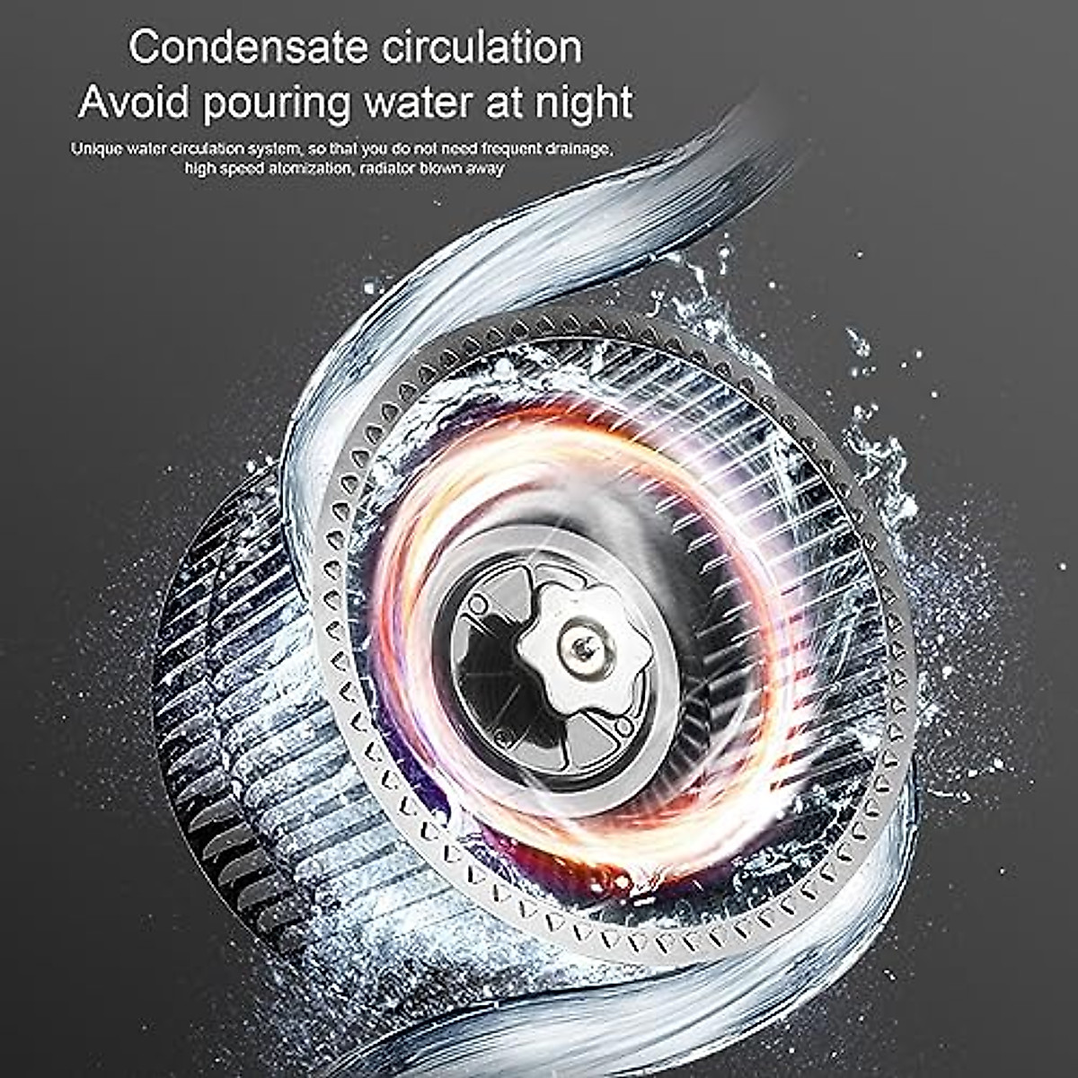 Portable Air Conditioner Office Dormitory Rental House Camping Study Cooler Air Cooler Bed Portable (US Plug 110V)