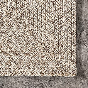 nuLOOM Wynn Braided Indoor/Outdoor Area Rug, 10' x 14', Tan