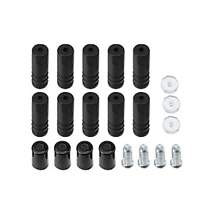 X AUTOHAUX 1 Set Universal Bicycle Shift Derailleur Cable and Brake Cable Kit for Bicycle Mountain Road Bike Orange