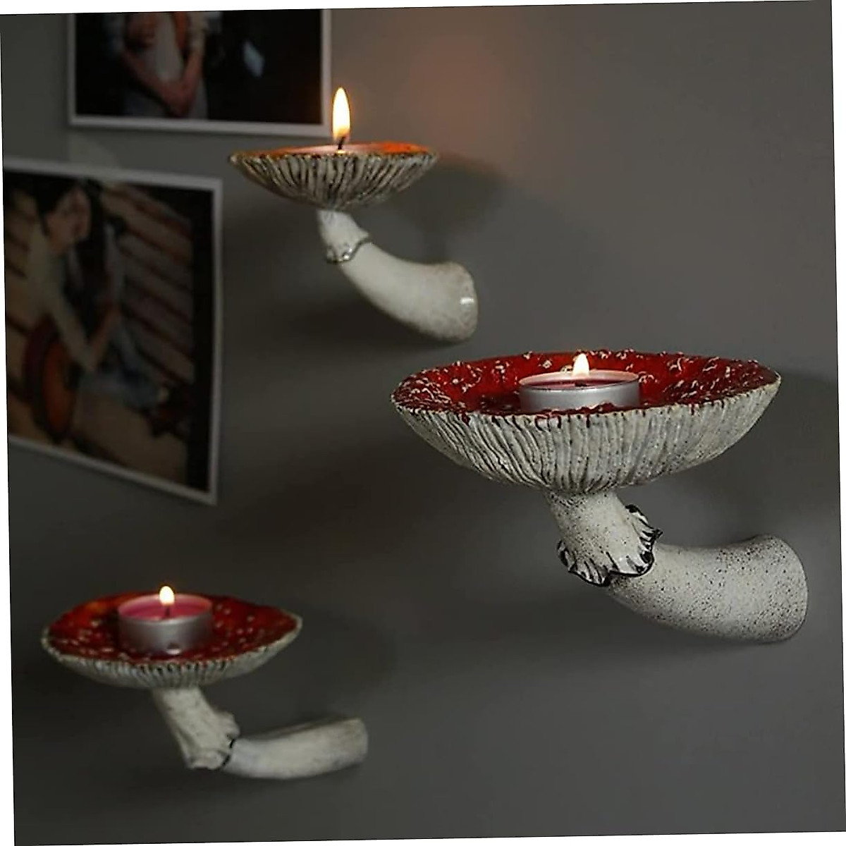 NewGtuizi Hanging Shelves Cute Wall Floating Shelf Room Decor Wall Mounted Hanging Shelves for Bedroom Living Room Bathroom Kitchen S|Shelf