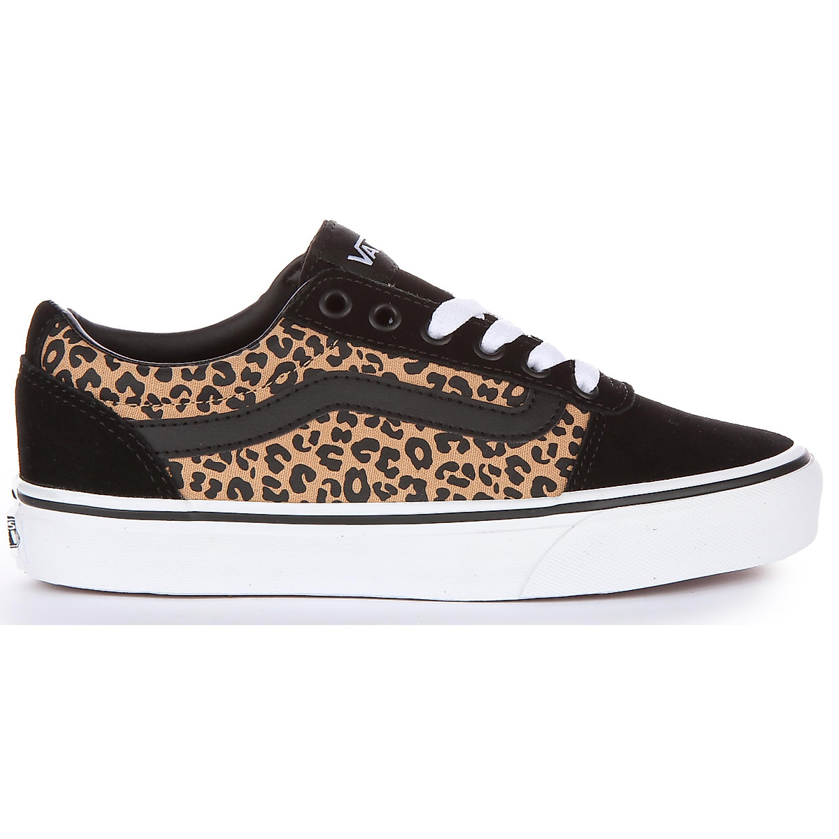 Vans Women's Ward Trainers, Cheetah Black White, 8