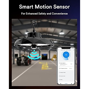 Lumary Smart Outdoor Neon Rope Lights, 16.4ft 16,000lm UFO LED High Bay Light,