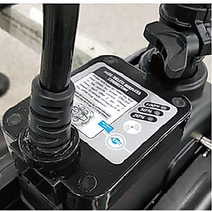 AQUOS Haswing 12V 55LBS 47inch Transom Trolling Motor with Remote Control and Wired Foot Control for Saltwater and Freshwater Fishing, Inflatable Boat, Kayak, Dinghy Small Boat Fishing