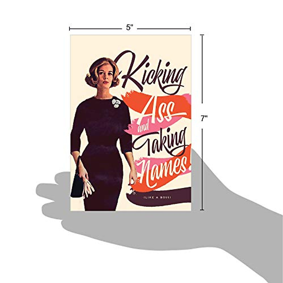 NobleWorks - 1 Funny All Occasion Card for Women - Blank Humor Notecard with Envelope - Taking Names C6679OCB