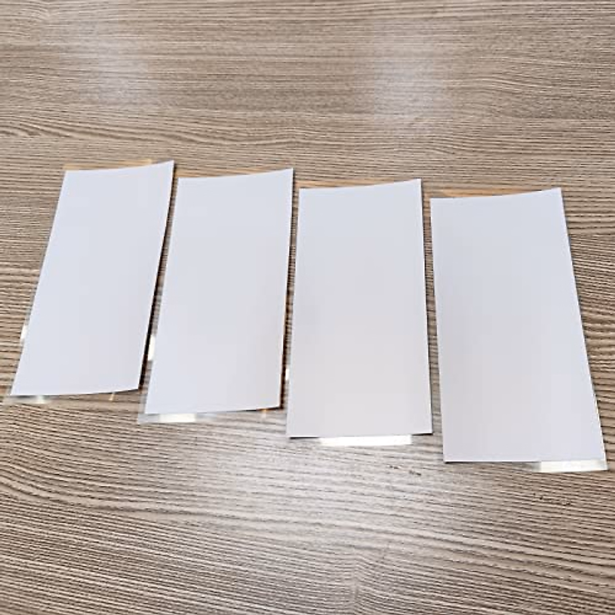 Birllaid Light Blocking Sheets White, Dims 60~80%, 4Pcs Blocking Light Cover, 8 X 4 Inch Light Dimming Sheets for Electronics, Alarm Clock, Radio, Cable, Monitor, LED Number Readable