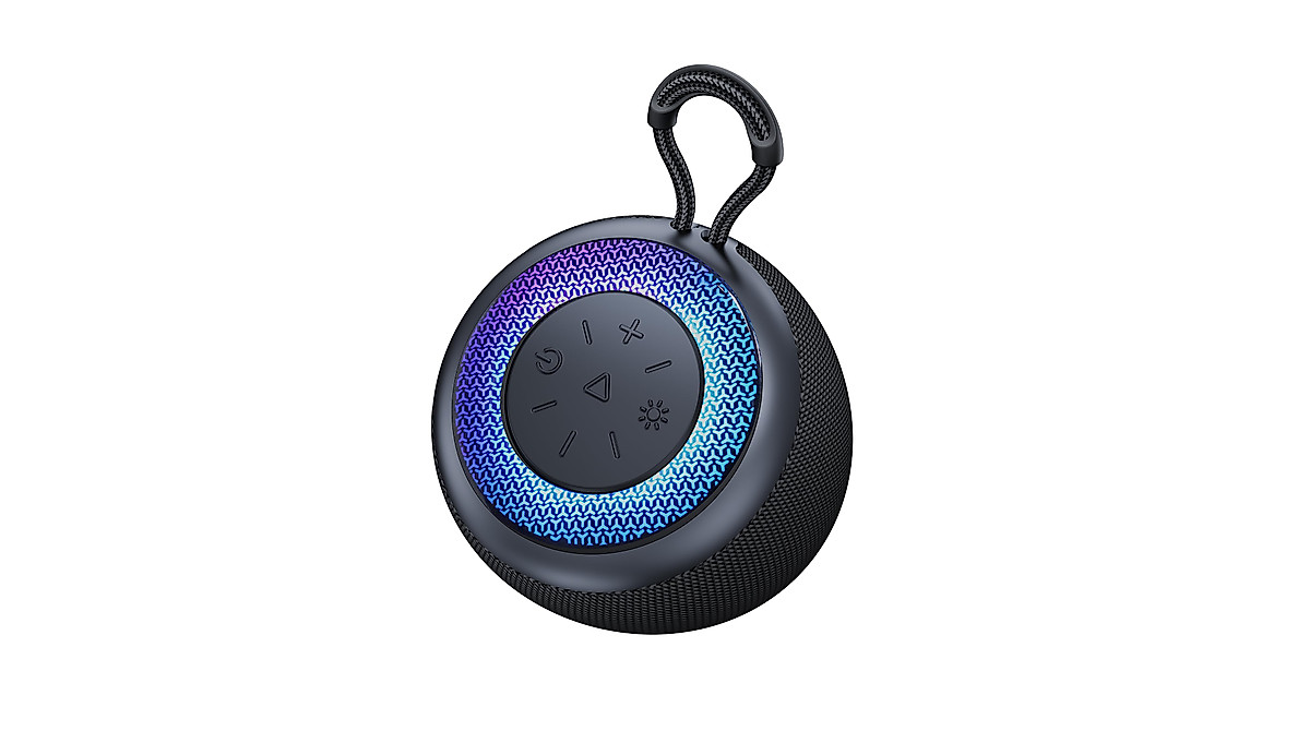 LENRUE F62 Portable Bluetooth Speaker with RGB Lights & Waterproof IPX5