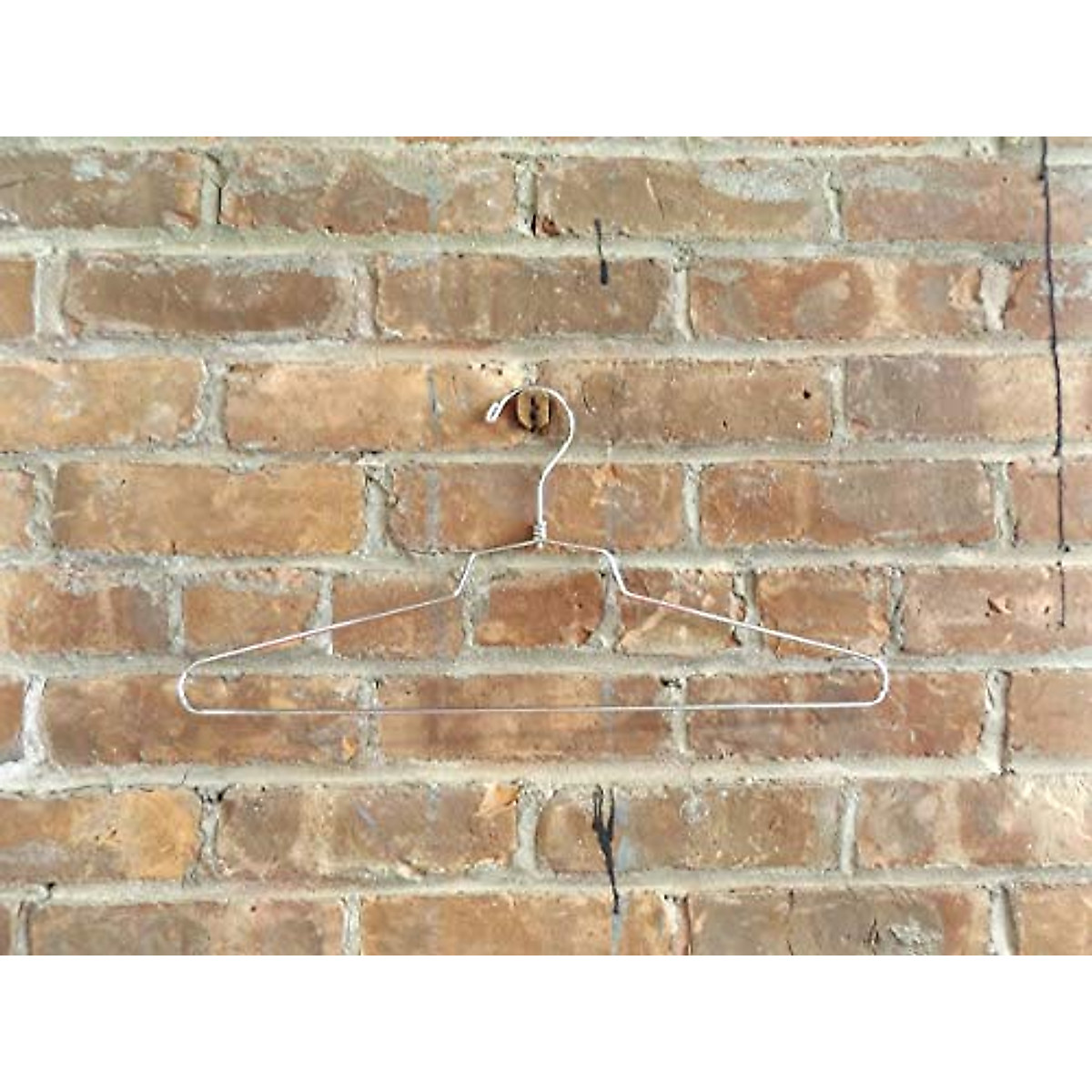 NAHANCO SLD-18HU, 18” High Polished Chrome Chic Shirt Hanger (Pack of 25)