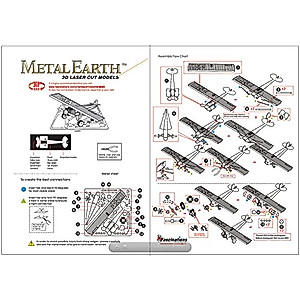 Metal Earth Spirit of Saint Louis Airplane 3D Metal Model Kit Fascinations
