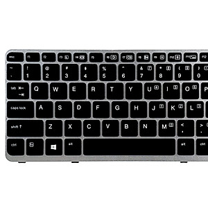 SUNMALL Replacement Keyboard Compatible with HP EliteBook 820 G1 820 G2 720 G1 720 G2 725 G2 with Sliver Frame with Backlight No Pointer