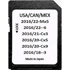 Latest Update Navi.on SD Card Compatible with: (2016-20)-Cx5. (2016-20)-Cx9. (2016-22)-Cx3. (2016-22)-M***a-6. (2016-18)-M***a-3. (2016-22)-Mx5. USA/CAN/MEX
