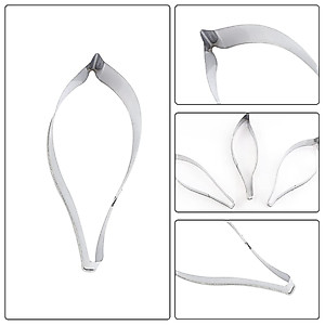 YuanYouTong Flower Petal Cutter 6 Pcs Stainless Steel Flower Cookie Cutters Cookie Decorating Kit Baking Cookie Molds for DIY Cake Tools