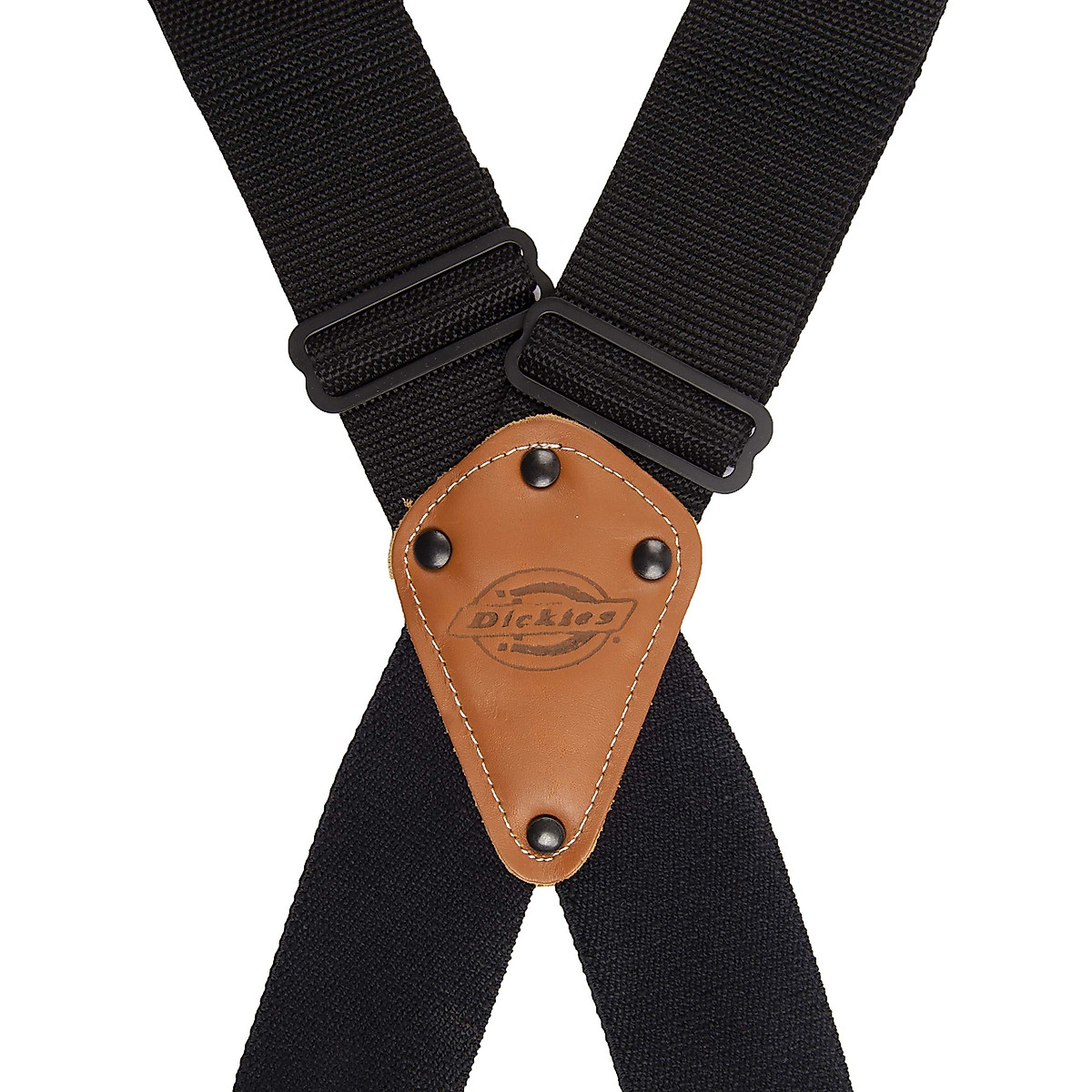 Dickies mens Industrial Strength Suspenders apparel suspenders, Black, One Size US