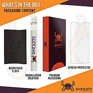 Skinomi TechSkin Clear Screen Protector for OnePlus 6 [Full Coverage] Anti-Bubble HD TPU Film