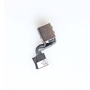 xinzhuoqi New AC DC Power Jack Socket Cable Harness for Dell Latitude 7480 7490 E7480 E7490 P/N: DC30100Z400 08GJM9 8GJM9 12cm, Black