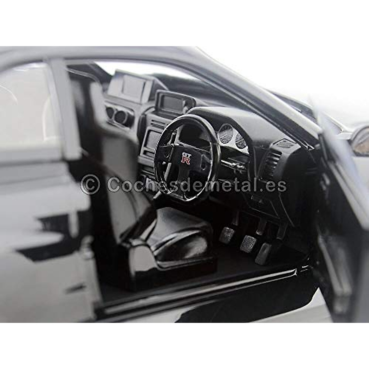 Greenlight 19030 1999 Nissan Skyline GT-R (R34), Black