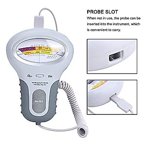 GLOGLOW Water Monitor Water Tester Water Quality Testing Tool Measurement Spas PH for Swimming Pools Measurement PH Garden