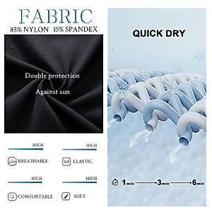 COCOPEAR Women's Elegant Crossover One Piece Swimdress Floral Skirted Swimsuit Black 3XL/16-18