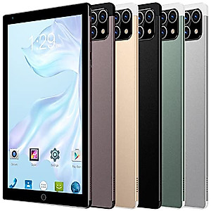 Android Tablet 8Inch Phone Tablets with 512GB Storage 5MP Camera Support 3G Phone Call (Gold, One Size)