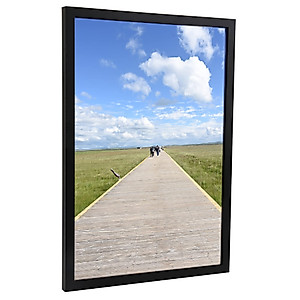 Aynoo 18x24 Poster Frame Black, Display Posters 18x24 Wooden Picture Frames, Wall Gallery Collage Frames,Wood,1Pack