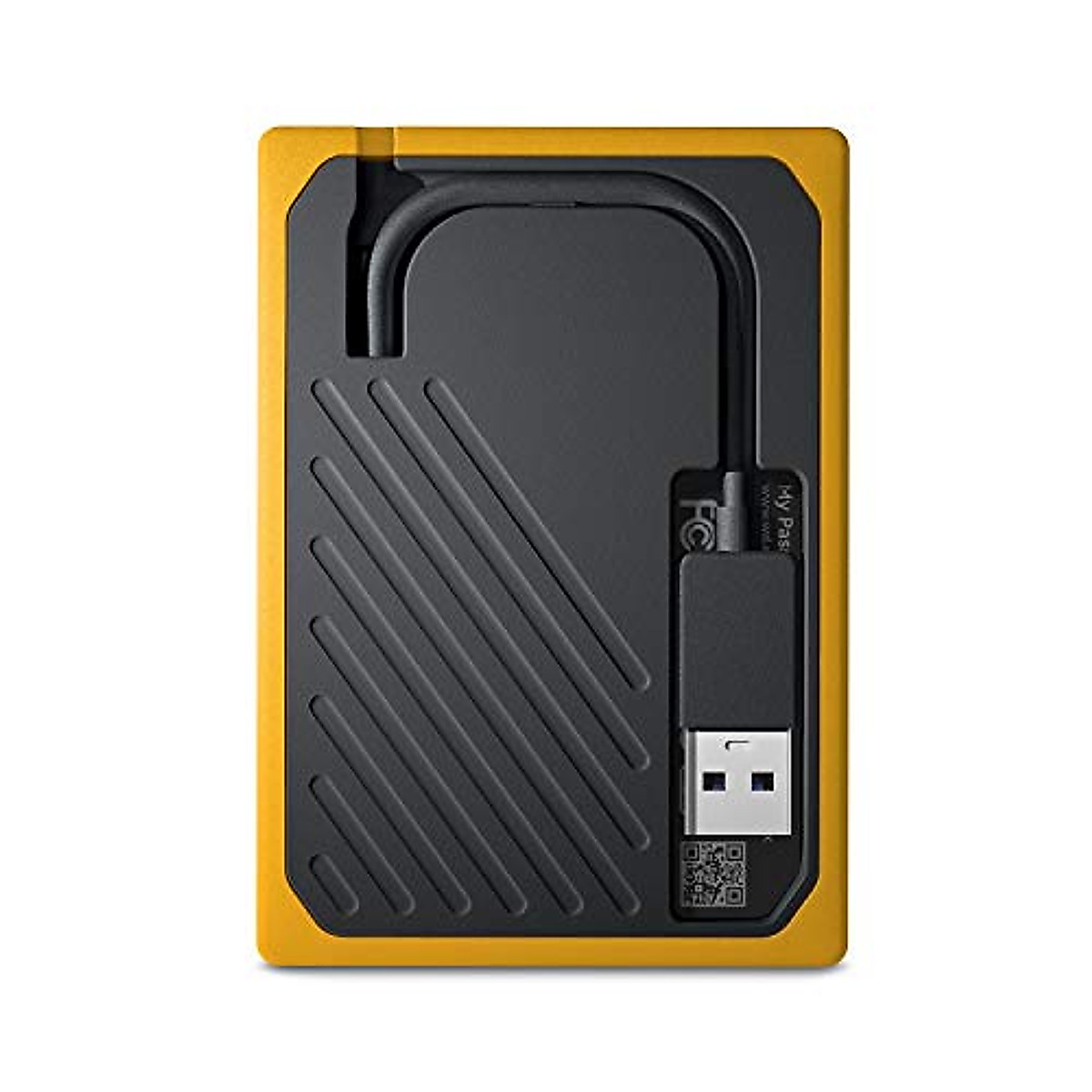 WD 2TB My Passport Go SSD Amber Portable External Storage, USB 3.0 - WDBMCG0020BYT-WESN