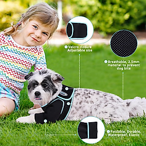 Comwish Recovery Sleeve for Dogs, Front Leg Protection After Surgery, Dog Leg Sleeve to Stop Licking, Bite and Keep Dry, Machine Washable Waterproof Abrasion Resistant Dog Recovery Sleeve (XXL)