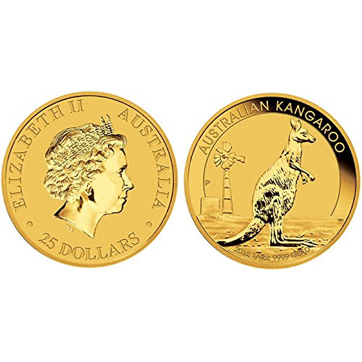 Flintski Jewelry 1/4 oz Kangaroo Sterling Silver Coin Edge Coin Bezel Frame Mount Pendant